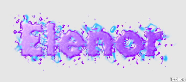 Elenor Text Effect And Logo Design Name
