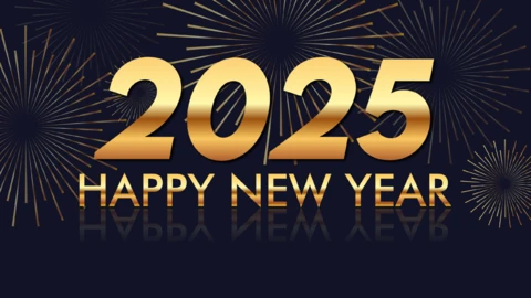 January | Happy New Year 2025 | Text Effect Generator