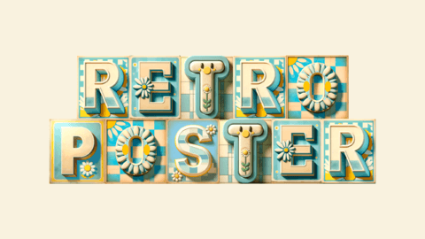 Pornohub Retro Poster Alphabet Font Text Effect Generator