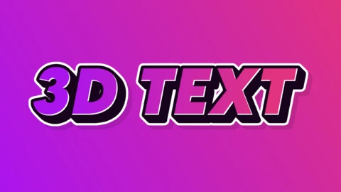 Visualize | Gradient 3D | Text Effect Generator