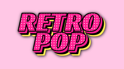 Timetable | 3D Vintage Retro Pop Art | Generador de Efectos de Texto